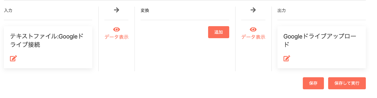 出力データソース設定 Csa Data Uploader：ユーザーガイド